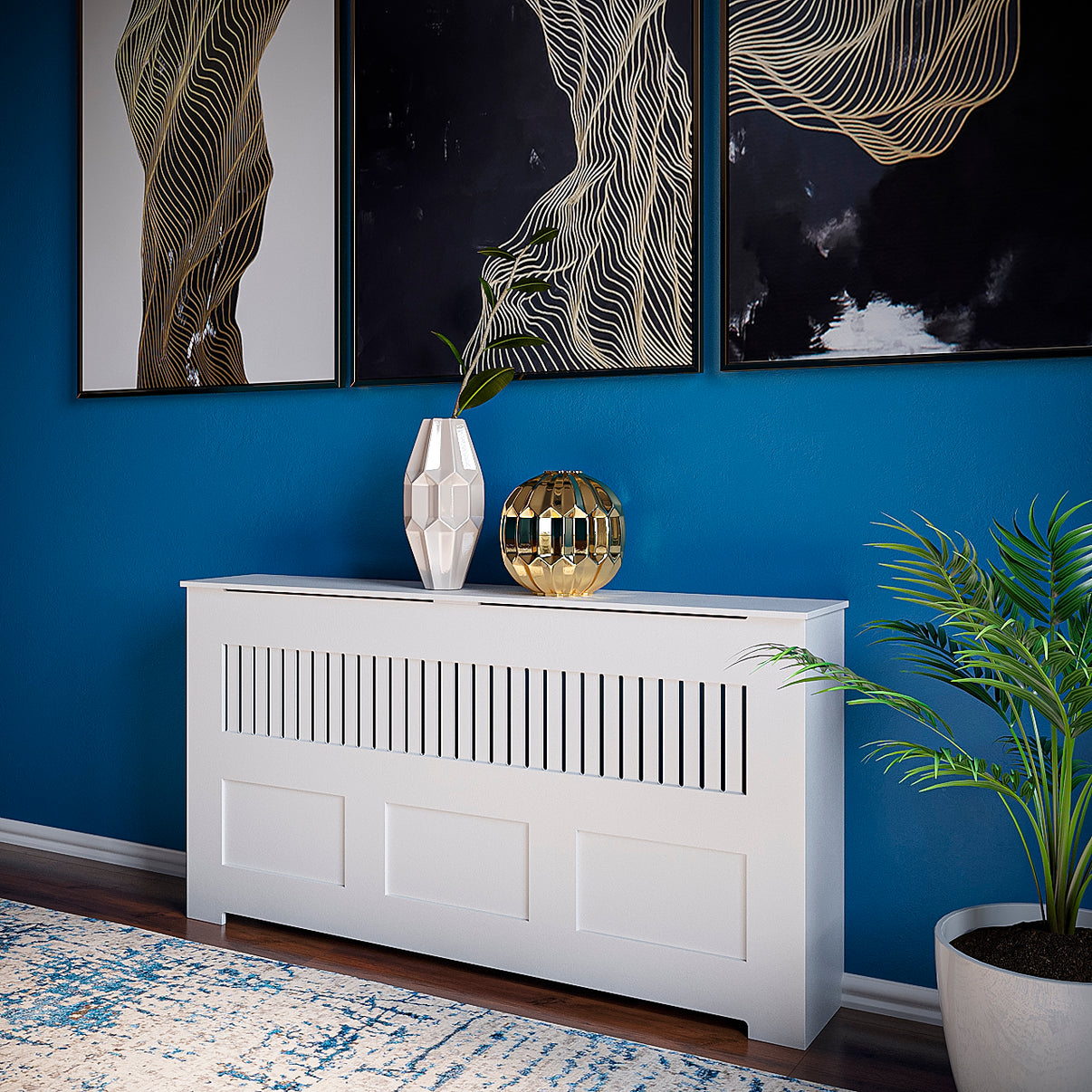 "Manhattan" PTAC Covers NYC Cabinet, Top Cover Equipped with Hinges fo ...