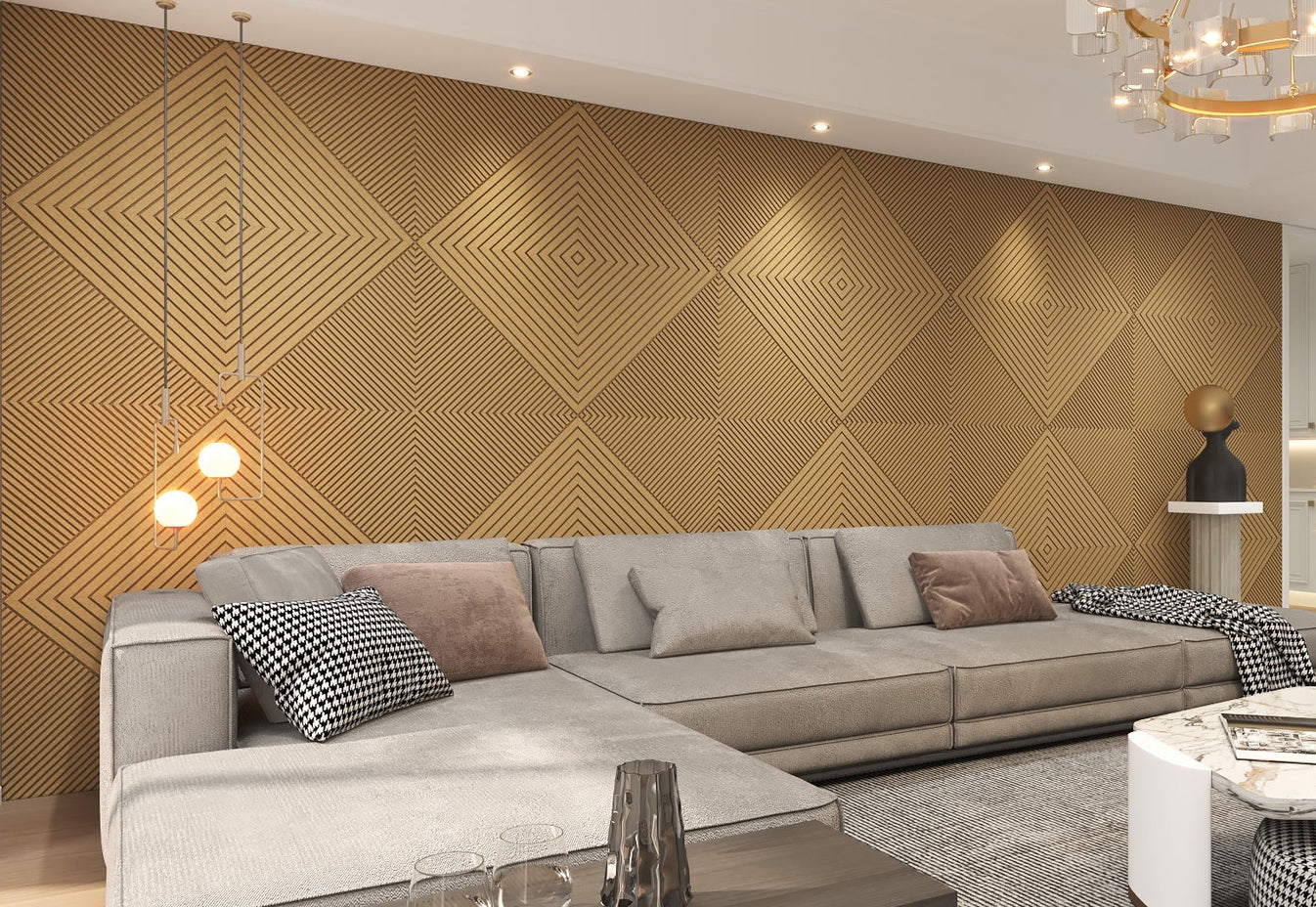 High-Quality Art 3D Wall Panels - Geometric Acoustic Diffusers ...